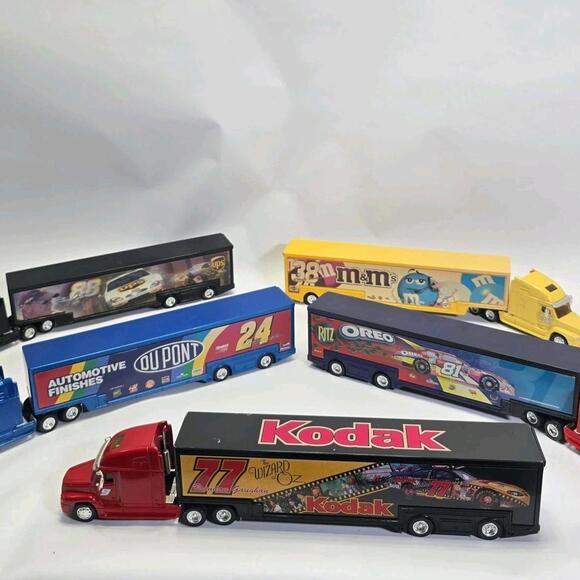 Toys | Nascar Diwcast Action Hauler Truck Set Of 5 Mm Oreo Dupont Ups ...